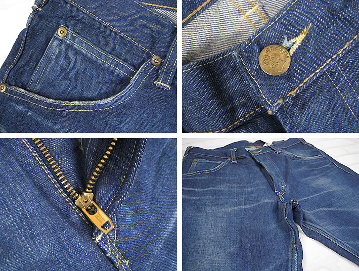 Lee RIDERS リー ライダース ユーズドカラー 101-Z ジッパーフライ ストレート ジーンズ ZIPPER-FLY 101-Z ...