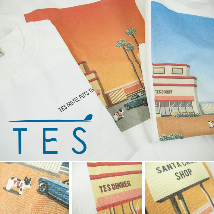 TES エンドレスサマー サーフ Tシャツ MOTEL PUTS THE SURF-DINNER TEE NV-1574329 【半袖Tシャツ ...